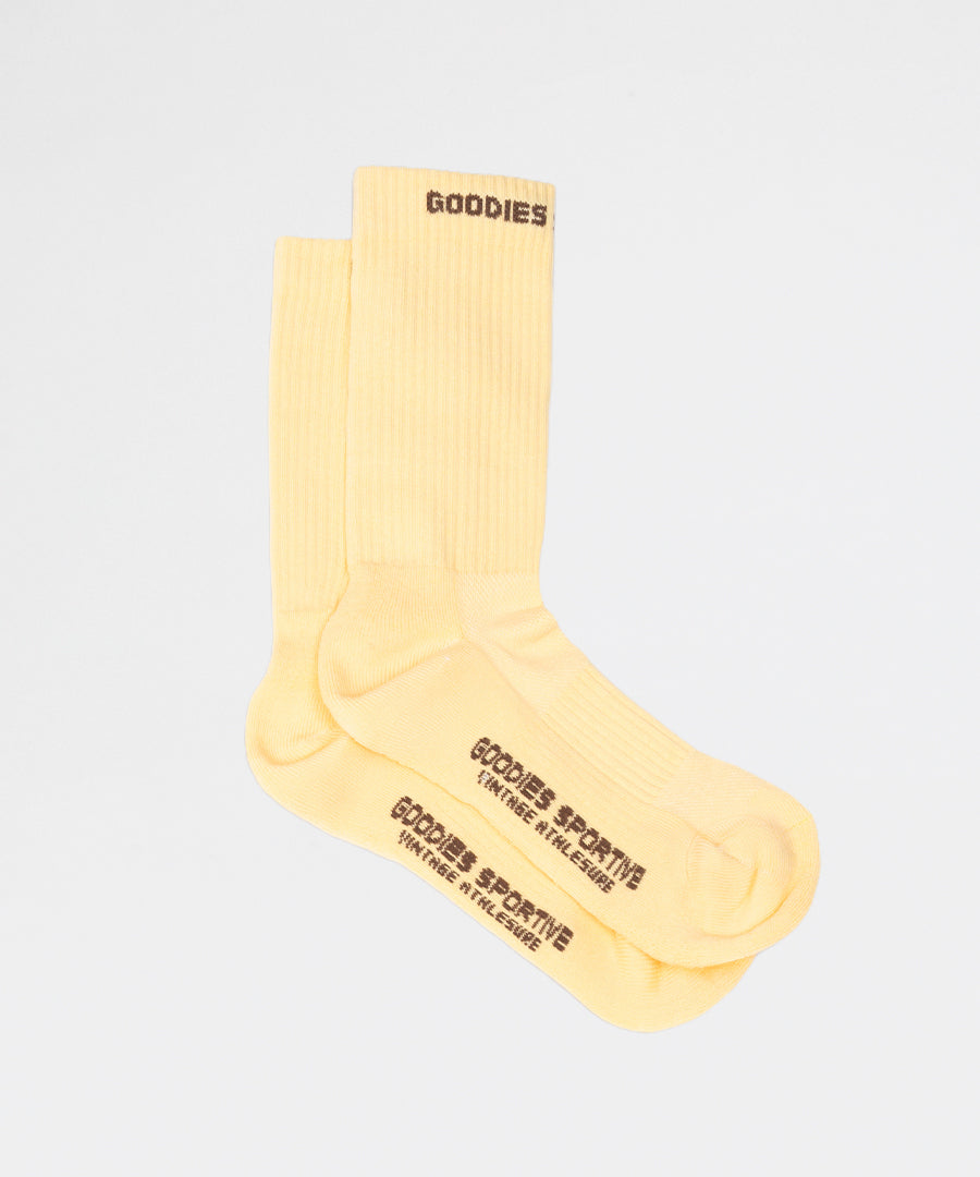 Dusty Yellow Socks - Goodies Sportive | Premium Streetwear – Packyard